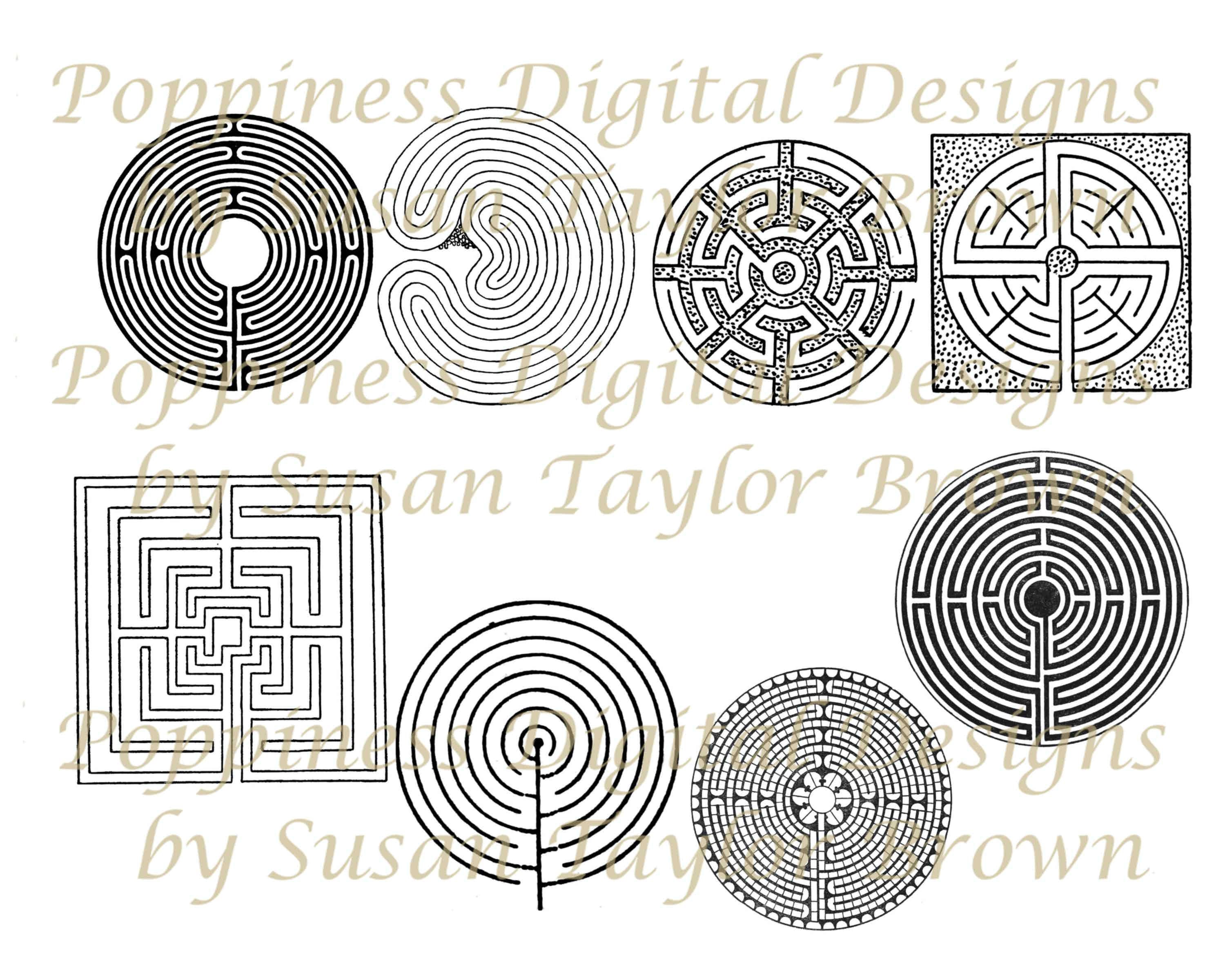 AMAZING MAZES Fun Printable Mazes 42 Different Mazes on 23 Pages - Etsy