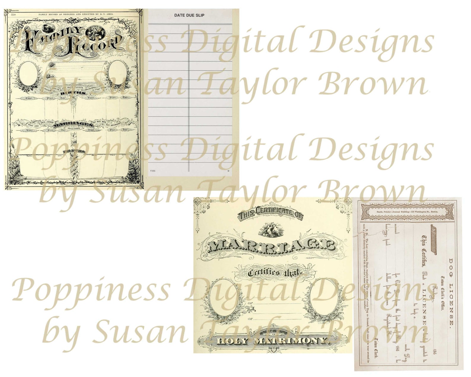VINTAGE STATIONERY & BLANK Forms Printable Ephemera for Junk - Etsy
