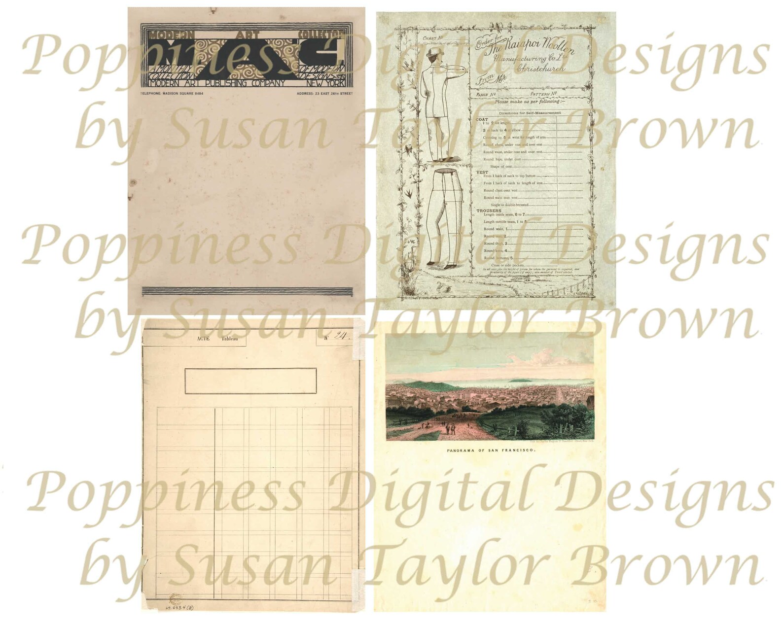 VINTAGE STATIONERY & BLANK Forms Printable Ephemera for Junk - Etsy