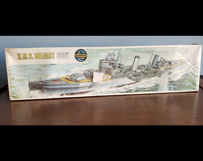 New Old Stock Airfix H.M.S. Belfast Model Kit. - Etsy