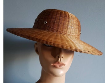 Wicker Hat | Etsy