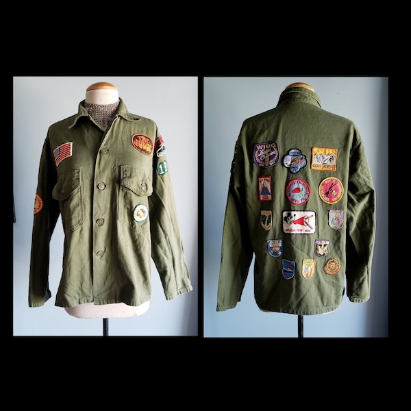 Army Jacket With Patch - Etsy