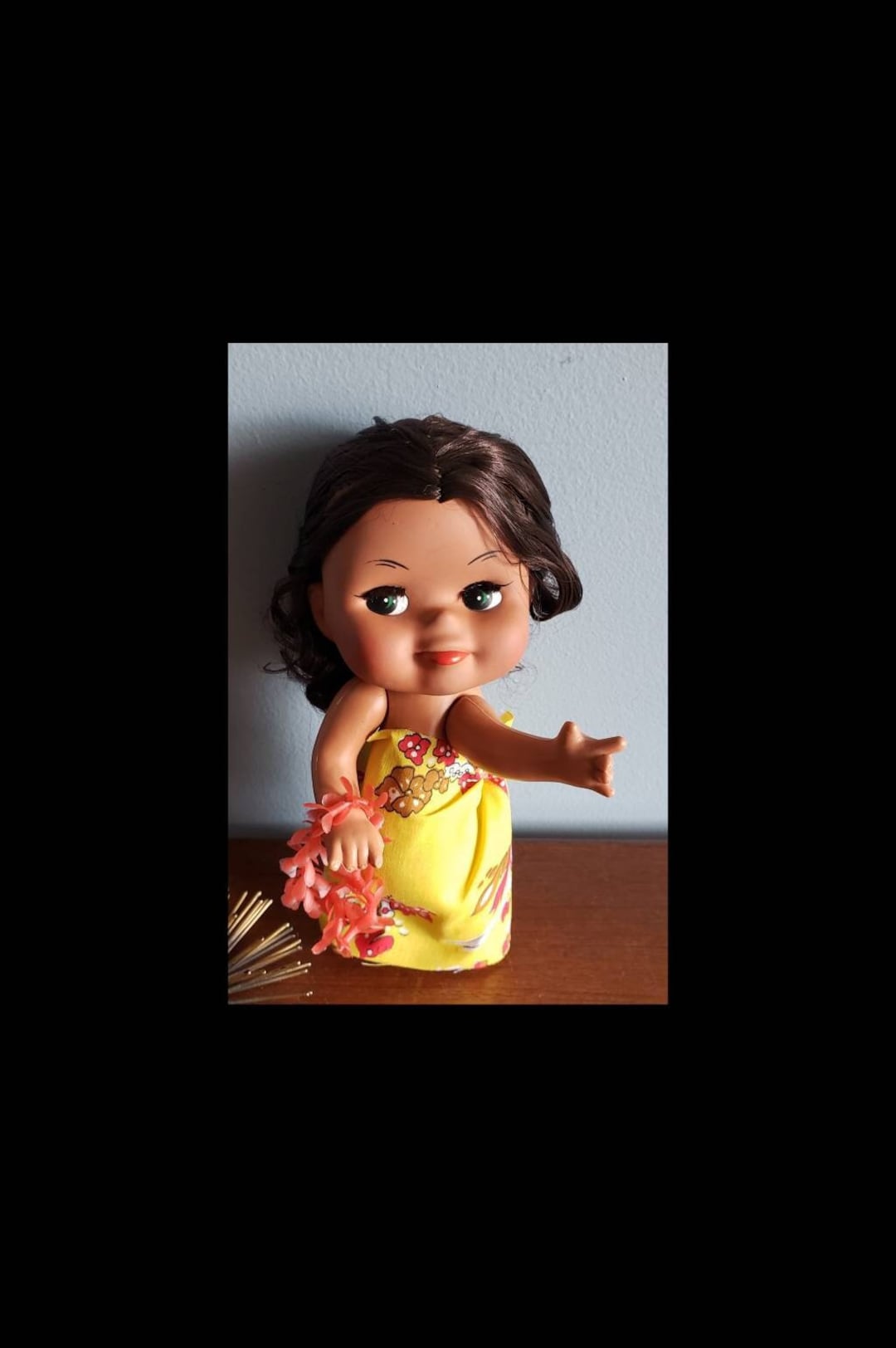 Vintage Hula Baby Hawaiian Souvenir Doll. - Etsy