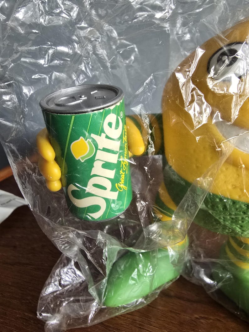 Vintage Lucky Lymon Sprite Talking Advertising Character Figure ...
