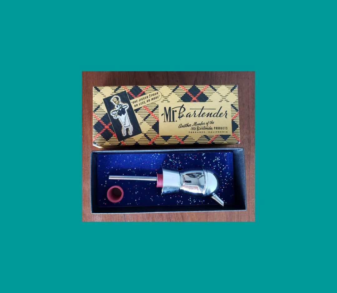 Vintage New in Original Box Mr. Bartender Jigger Pour Spout. - Etsy