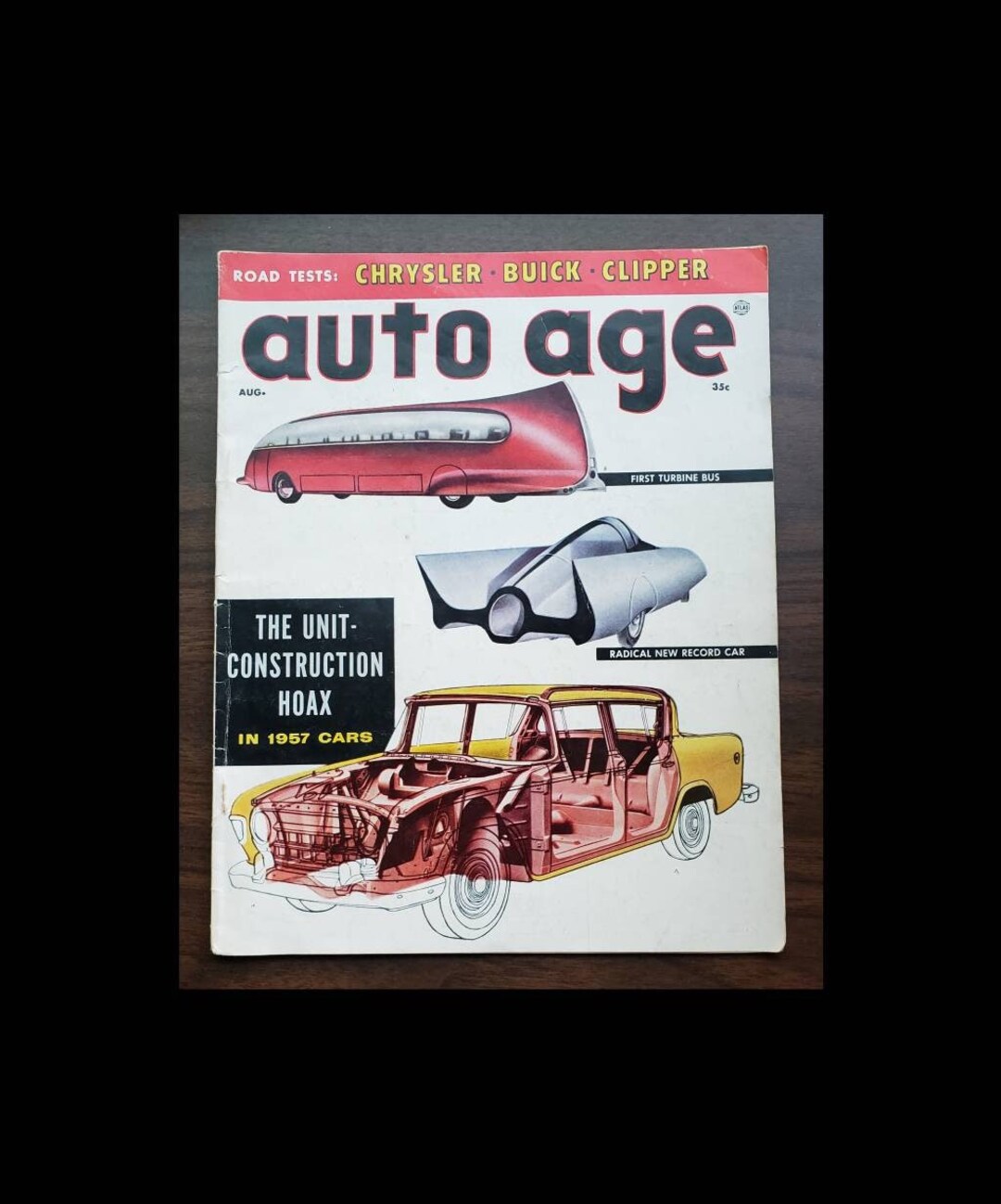 Auto Age Magazine August 1956. - Etsy