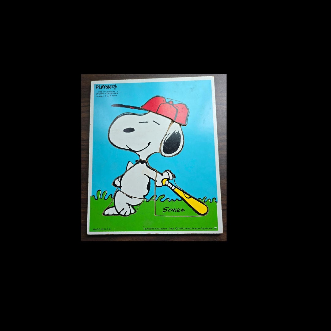Playskool Snoopy Puzzle. - Etsy