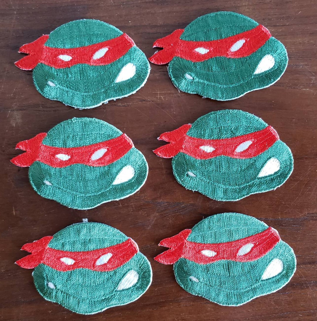 6 Piece Vintage Teenage Mutant Ninja Turtles, Raphael Patches. - Etsy