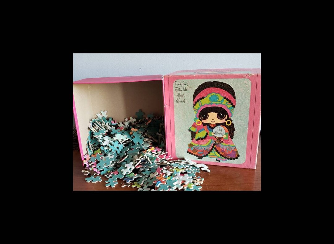 Vintage Big Eye Little Miss Gypsy 500 Piece Jig Saw Puzzle. - Etsy