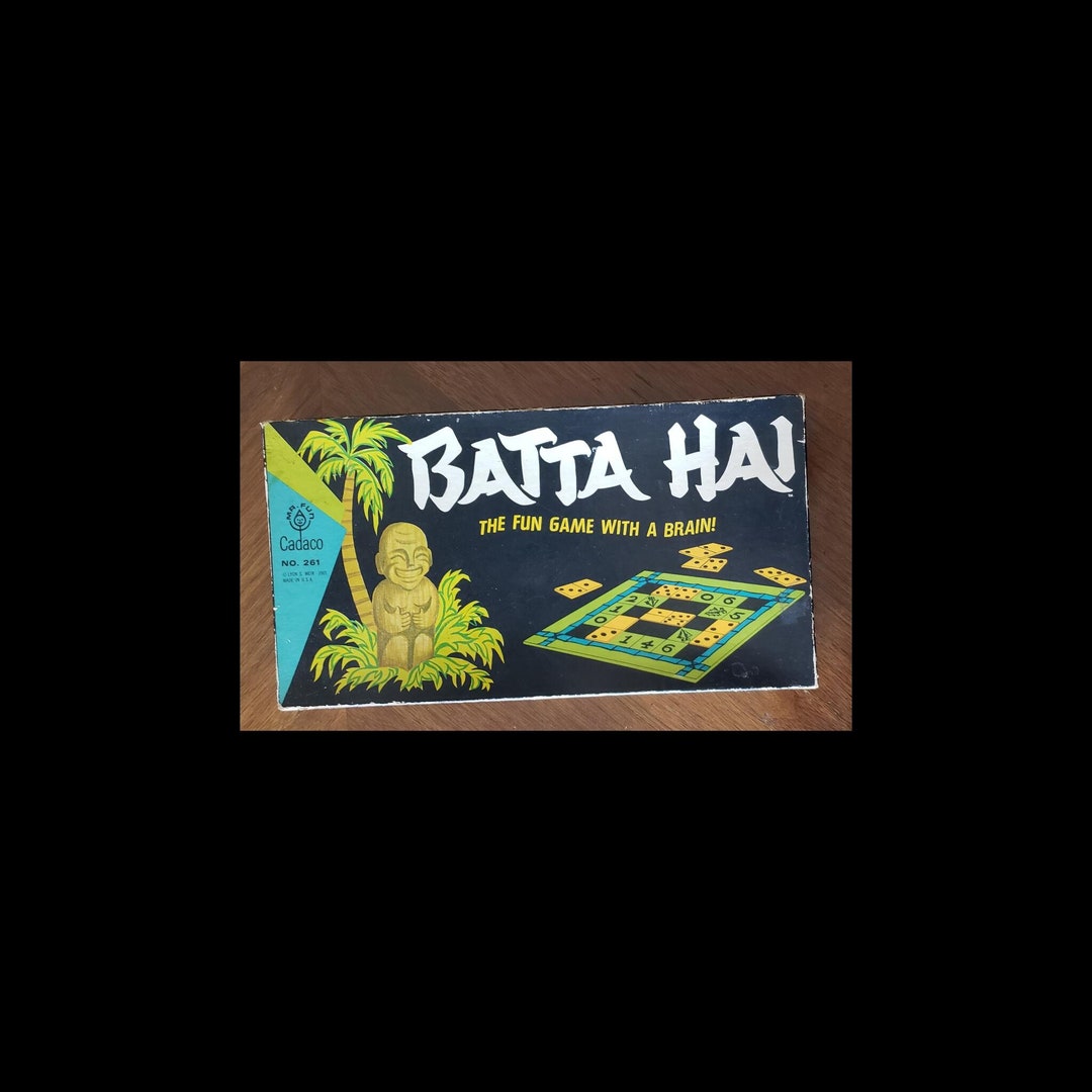 1965 Batta Hai Board Game, the Fun Game With a Brain. - Etsy