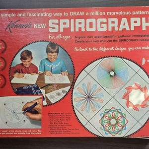 1967 Spirograph Drawing Kit by Kenner's. - Etsy