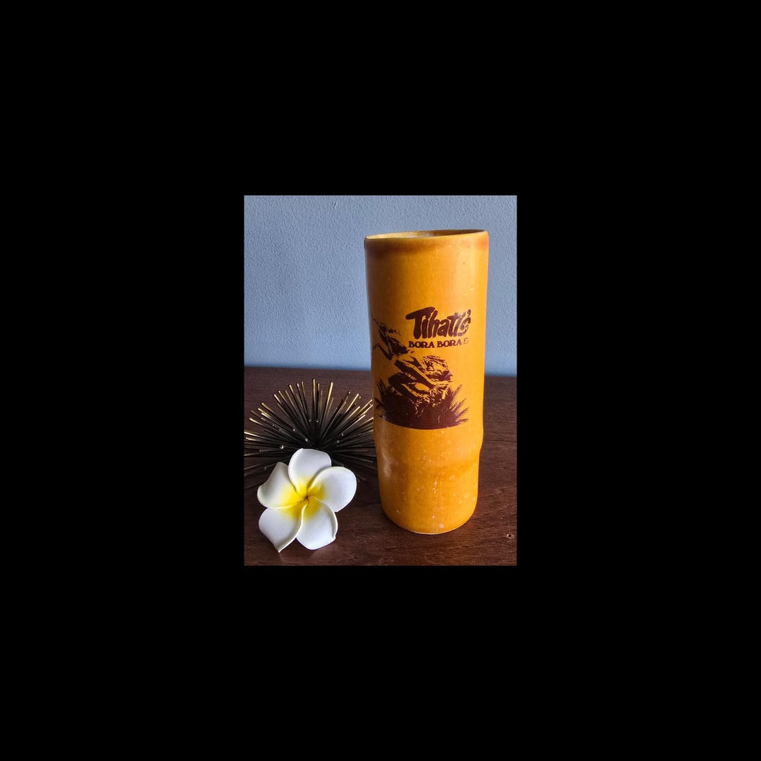 Tiki Mug Vintage Tihati's Bora Bora E. - Etsy