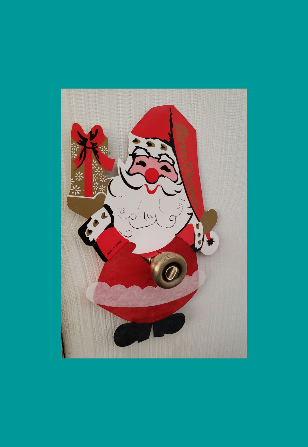 Vintage Santa Holiday Door Knob Cover. - Etsy