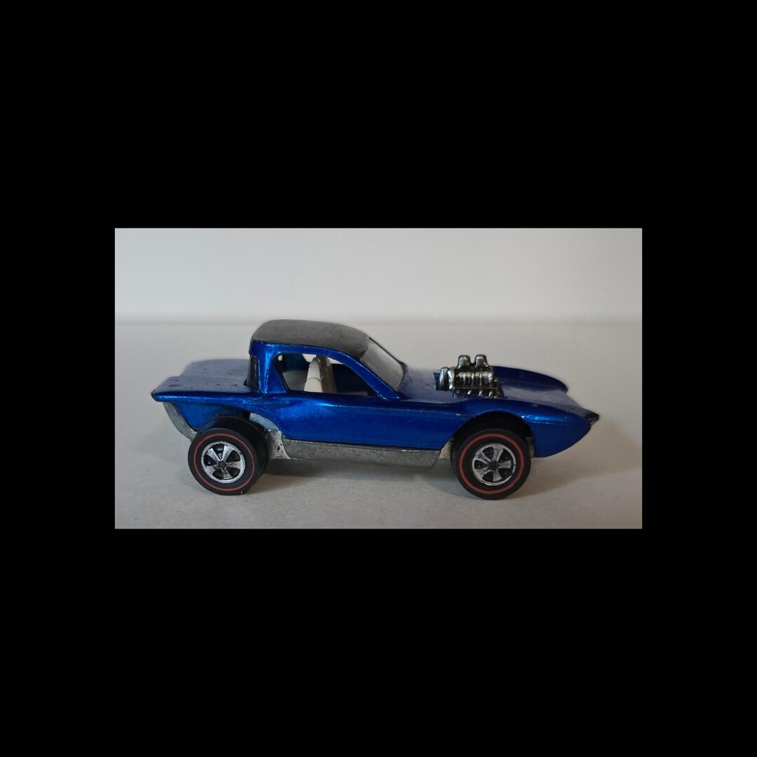 1968 Hot Wheels Python, Blue With White Interior. #sh107 - Etsy