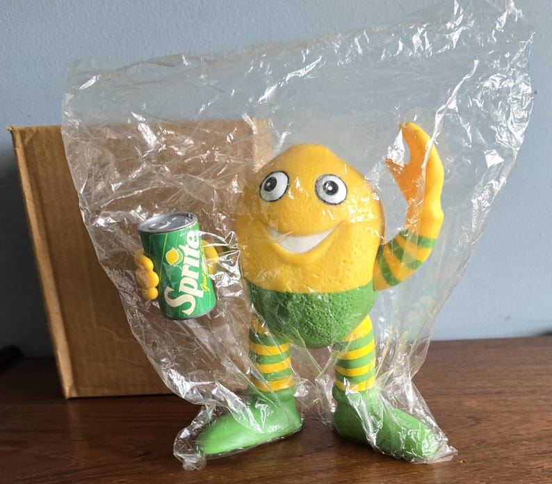 Vintage Lucky Lymon Sprite Talking Advertising Character Figure ...