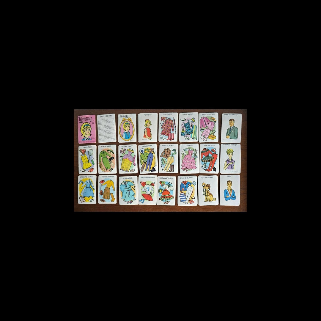 1964 Tammy Card Game by Ideal Toy Corporation. - Etsy