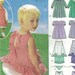 Simplicity 9458 Toddler Girl Ruffled Pinafore, Dress, Panties Pattern ...