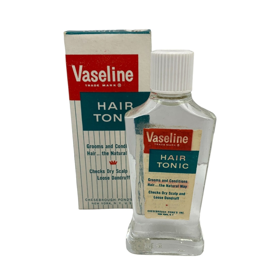 Vintage Vaseline Hair Tonic for Men 2 Oz New Old Stock Movie Prop - Etsy