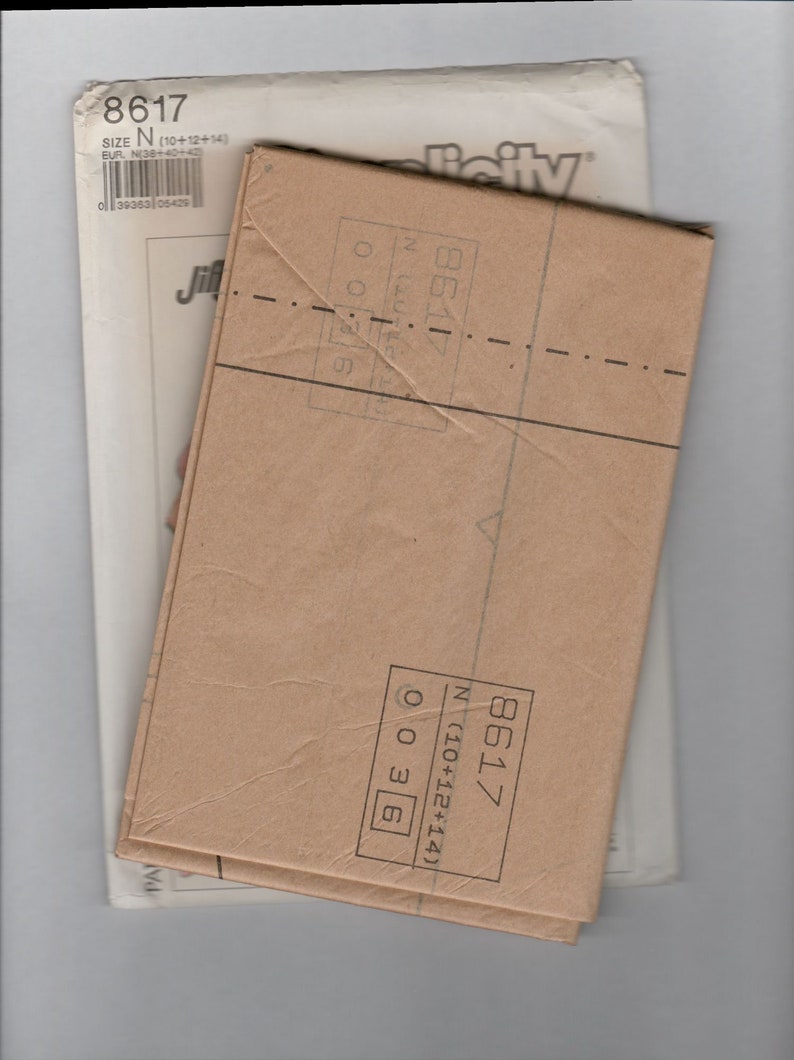 Simplicity 8617 Jiffy Cottagecore Dress Pattern Ruffle Hem Size 10 12 ...