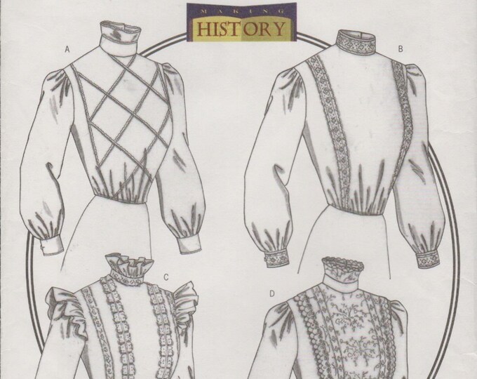 Butterick 4049 Making History Shirtwaist Blouse Gibson Girl Costume ...