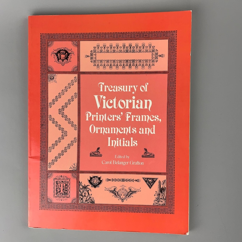 Treasury of Victorian Printers Frames Ornaments & Initials Dover ...