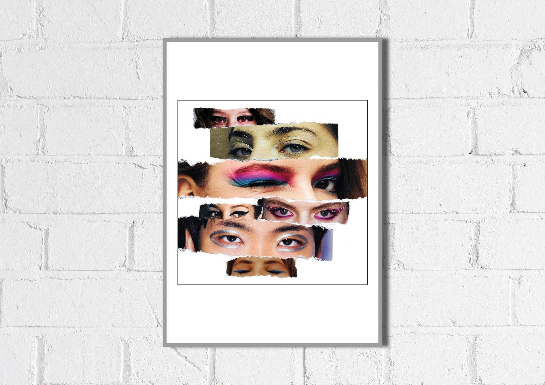 Collage Art Artwork Art Print Wall Art A4 Print Wall - Etsy