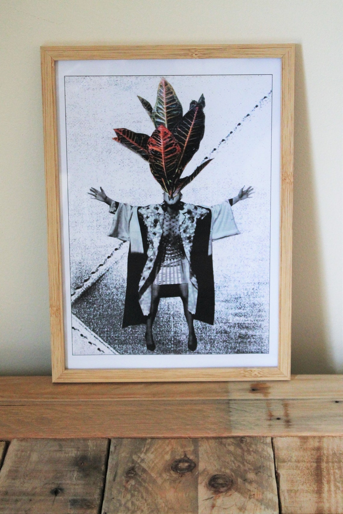 Collage art artwork art print wall art A4 print wall | Etsy