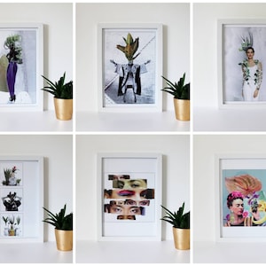 Collage Art, Artwork, Art Print, Wall Art, A4 Print, Wall Poster, Print ...