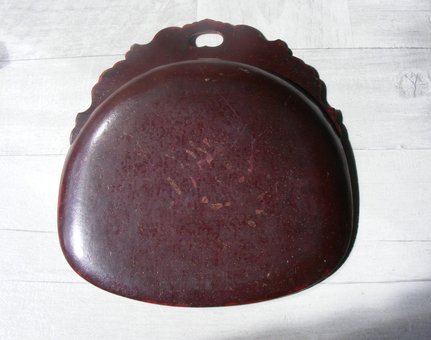 French Antique Lacquered Wood Crumb Tray ,hand-painted. - Etsy