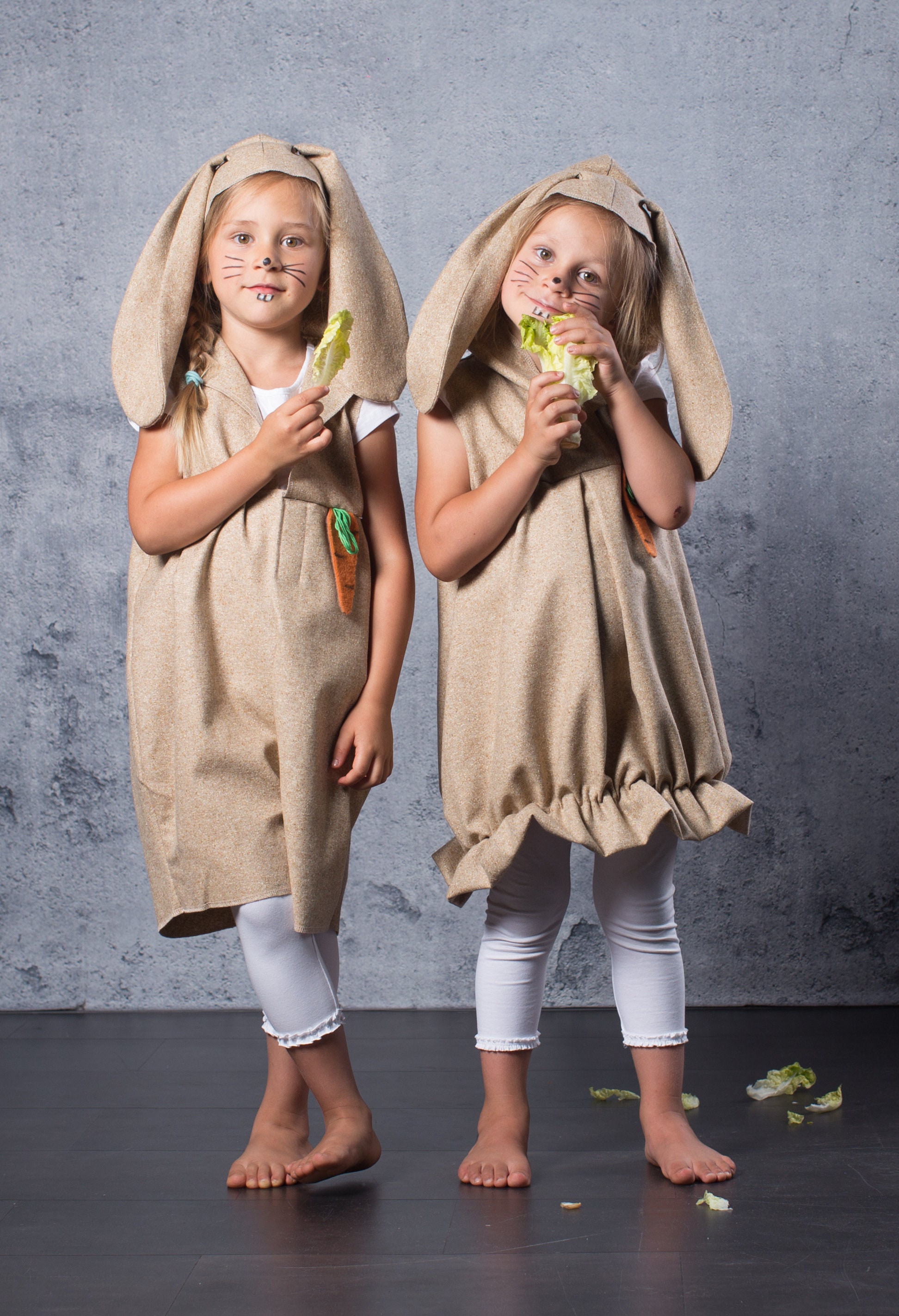 Costume Bunny Rabbit Jumpsuit Carnival Age 18 Month to 5 | Etsy