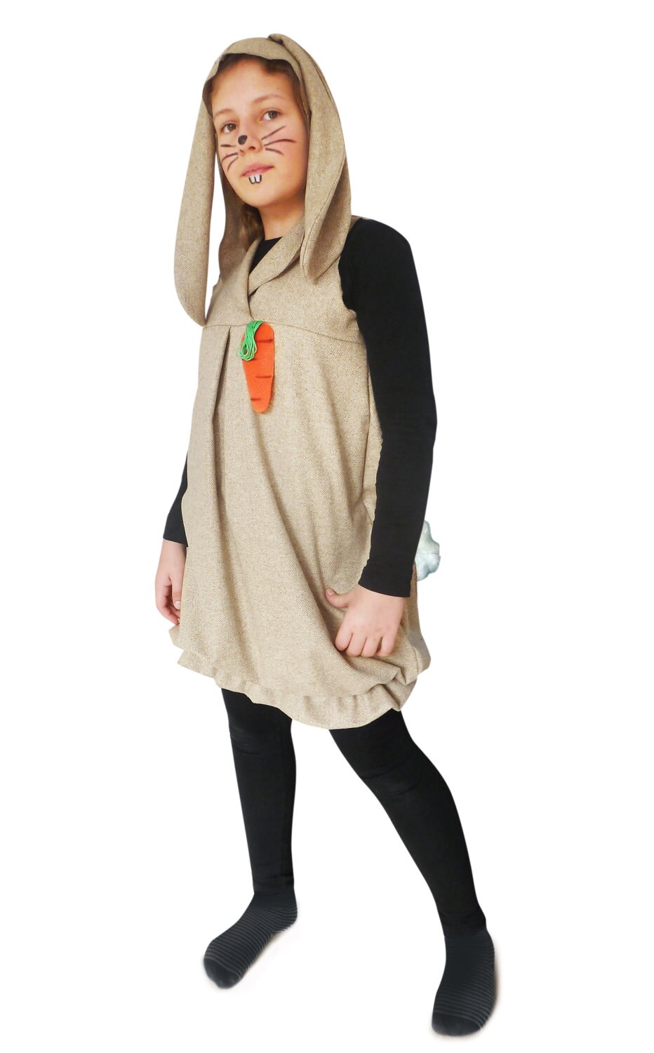 Costume, Bunny, Rabbit, Fancy Dress, Carnival, Costume, Age 6-9 Years ...