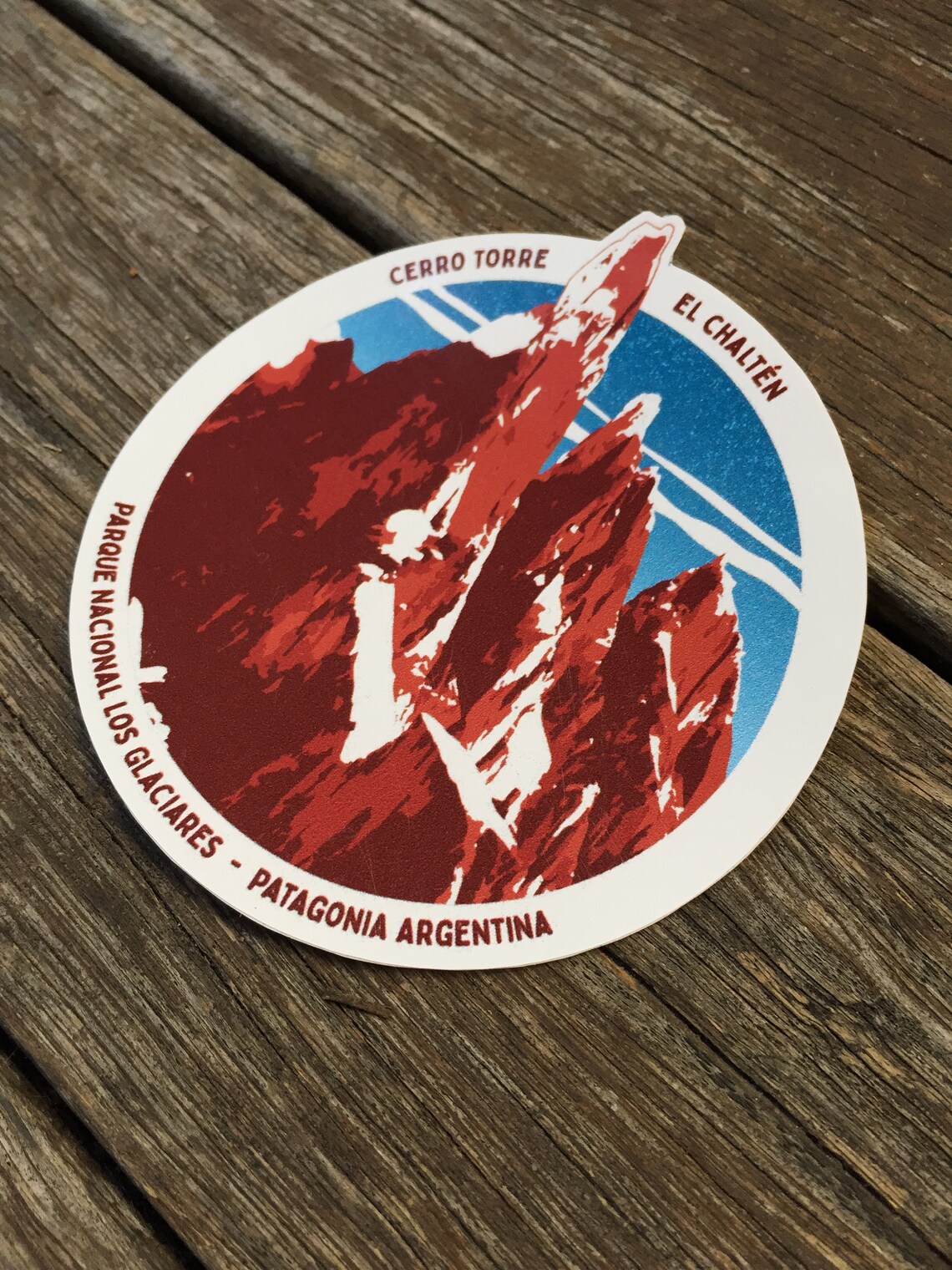 Sticker del Monte Fitz Roy - Etsy España