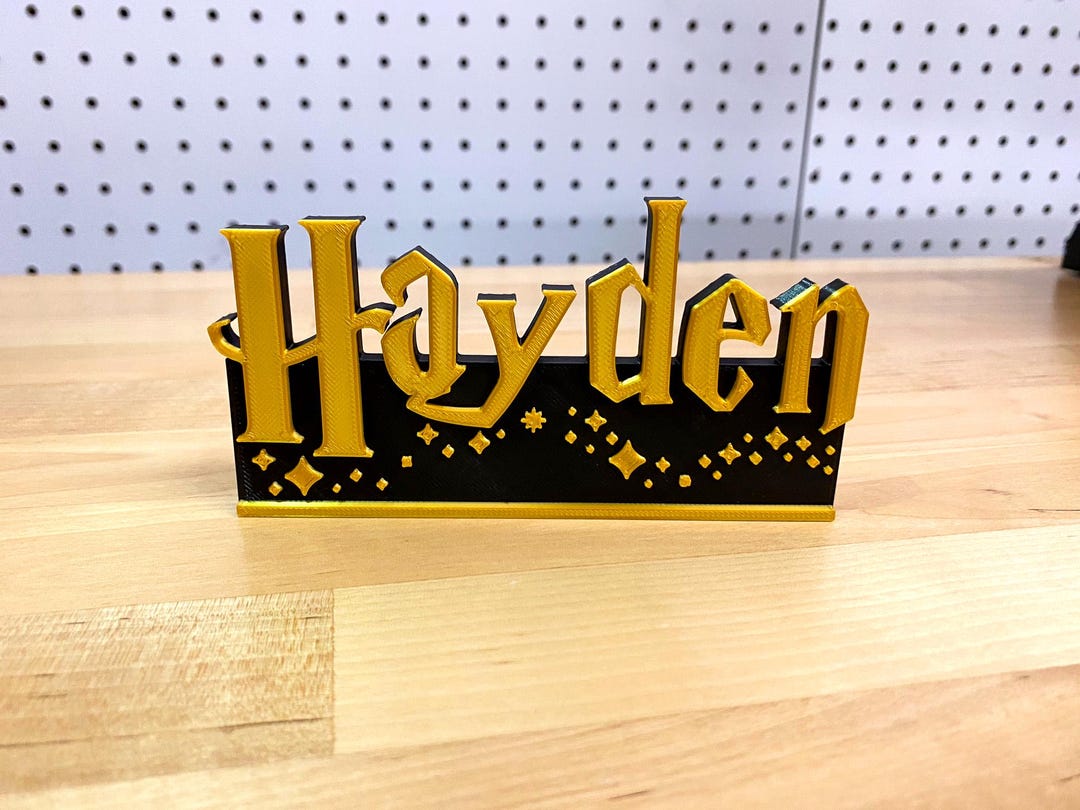Personalized Desk Name Plate, Desk Name Wizard Plaque, Teacher Desk ...