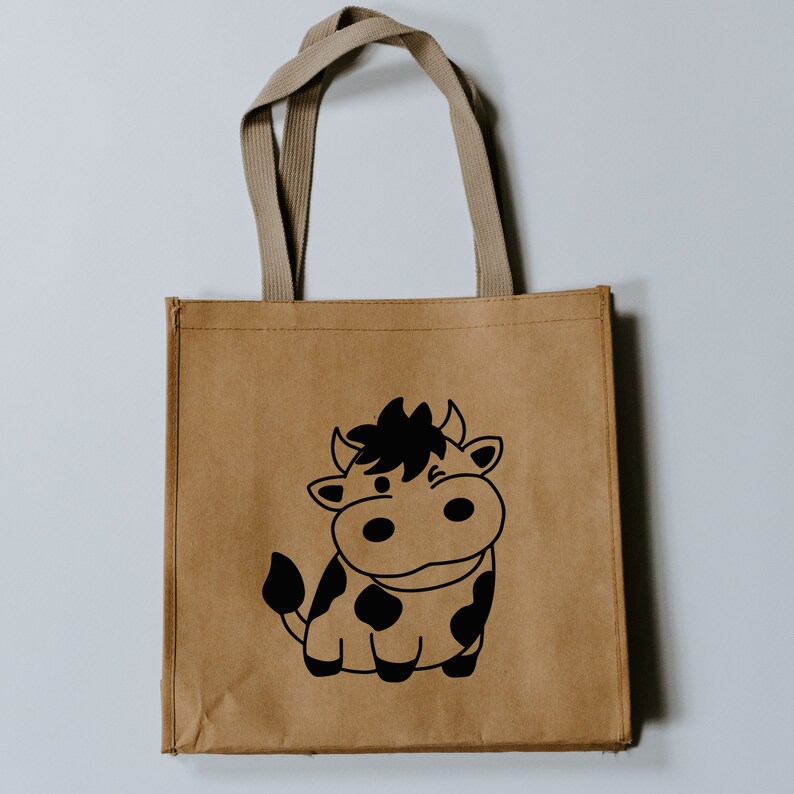 8 Cute Cow Svgs PNGS Cricut Silhouette Cow Cut Files Cow - Etsy