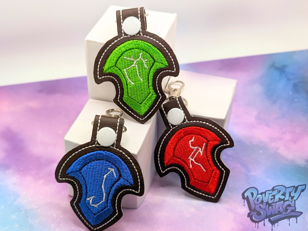 FFXIV Constellation Zodiac Astrology Embroidered Snaptab Keychain Fob ...