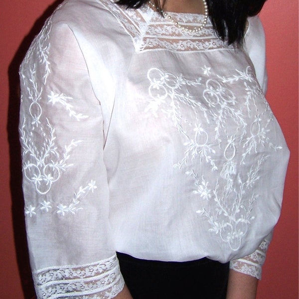 Edwardian Blouse - Etsy