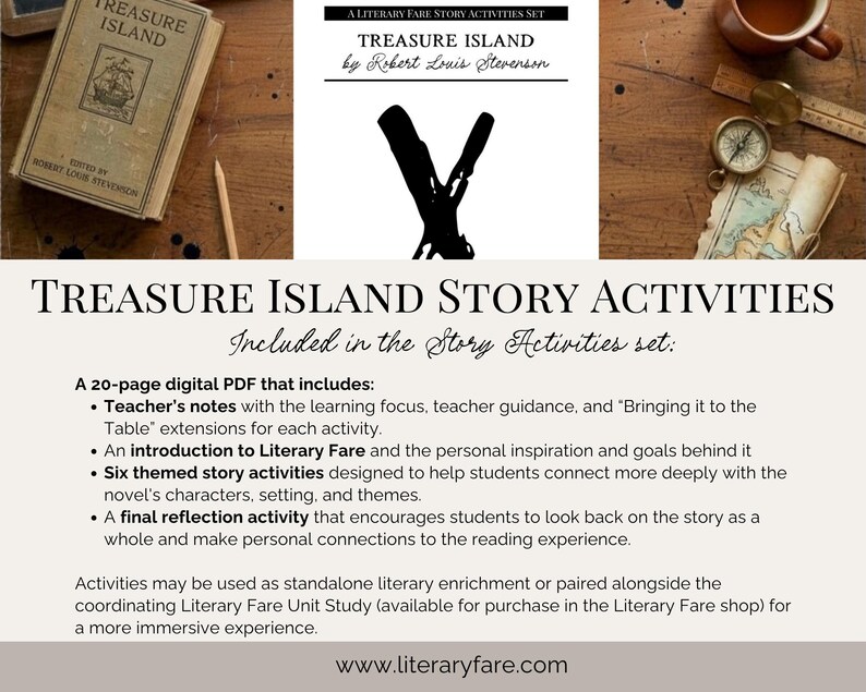 Treasure Island Story Activities Set | Robert Louis Stevenson ...