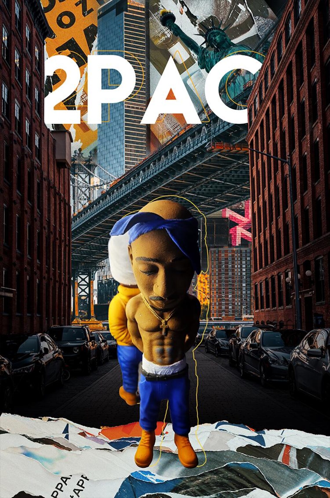 Highly Detailed Tupac Shakur 3D Model for 3D Printing – Iconic Rap ...