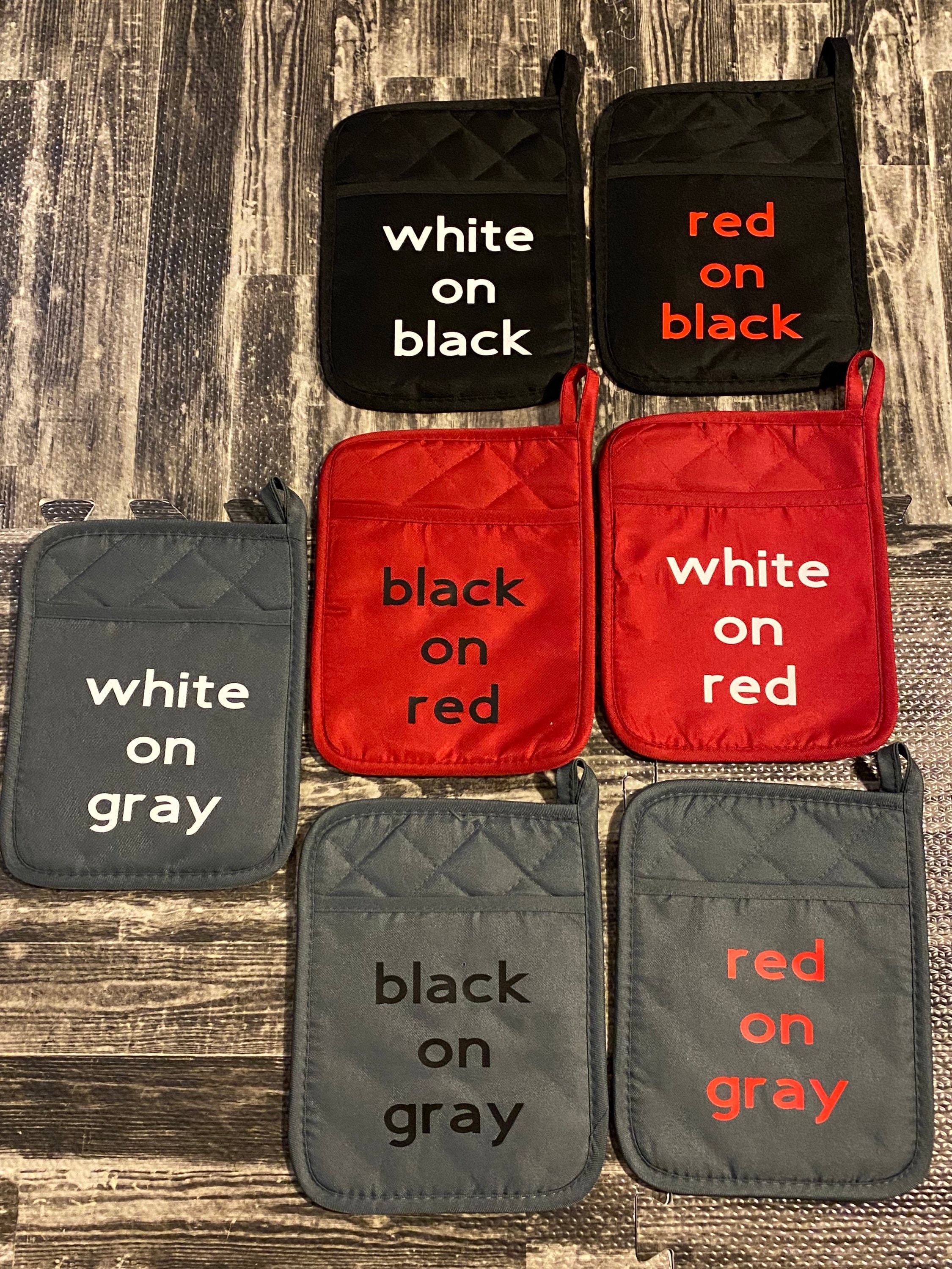 Grill Themed Pot Holders/father's Day/dad Gift/grill Gift - Etsy