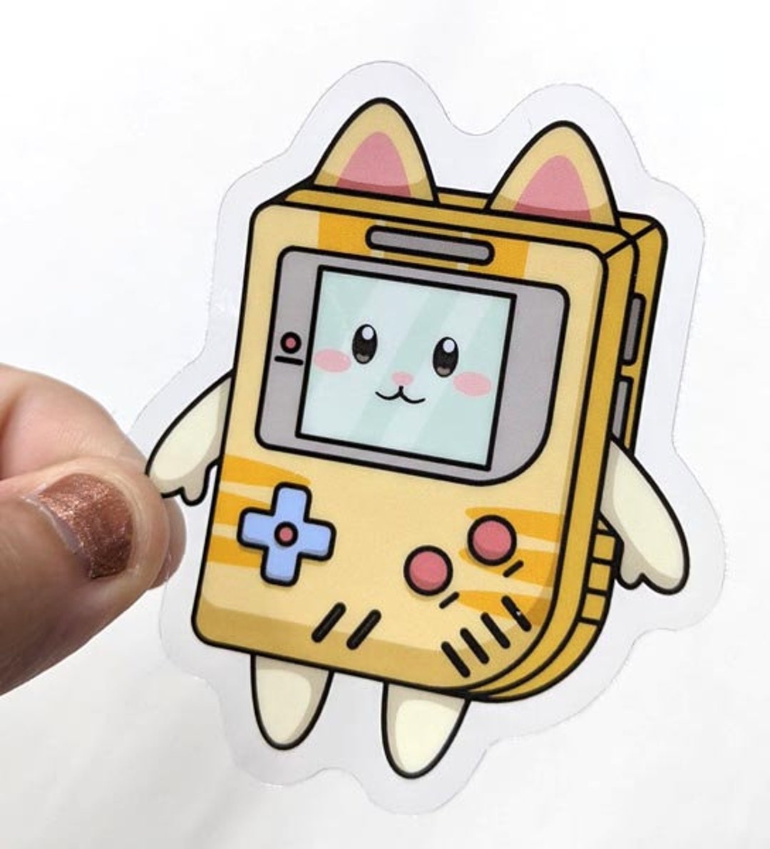 Gamer Cat Sticker Gamer Laptop Sticker Gamer Water Bottle Sticker Gamer ...