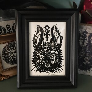 ALBA CORE PACK: the Sacred Trust Rabbit Print Hand Carved and Printed ...