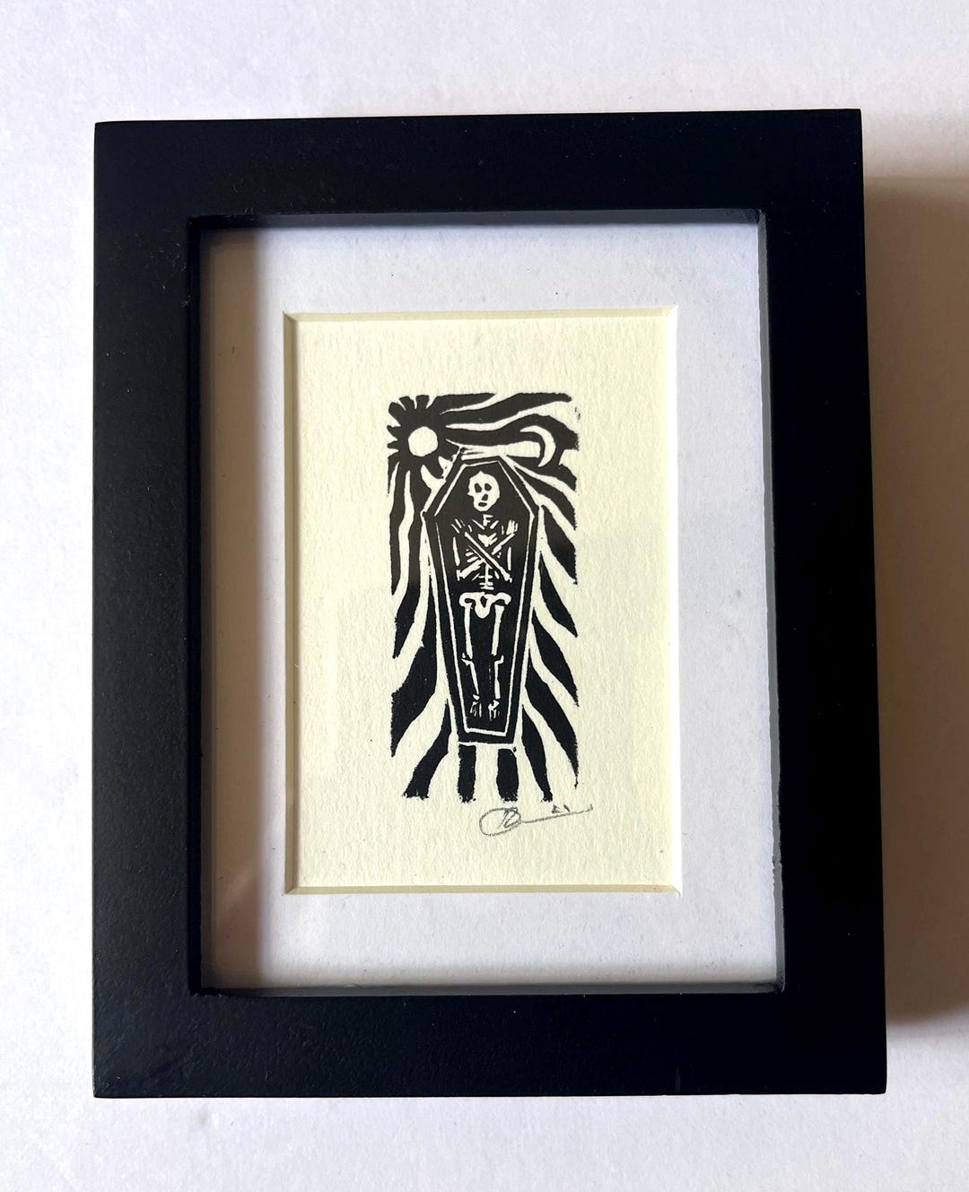 Pinktober Eraser Print “rebirth” in Frame - Limited Edition - Etsy