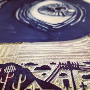 BEHOLD! - Unframed - Original Linocut Print. Signed Limited Edition ...
