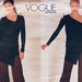 1990s Vintage Vogue 2064 Pants Wrap Top Tunic Asymmetrical off Shoulder ...