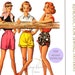 Instant Download 1950s Vintage Shorts Sewing Pattern in 3 - Etsy