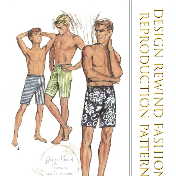 Board Shorts Pattern - Etsy