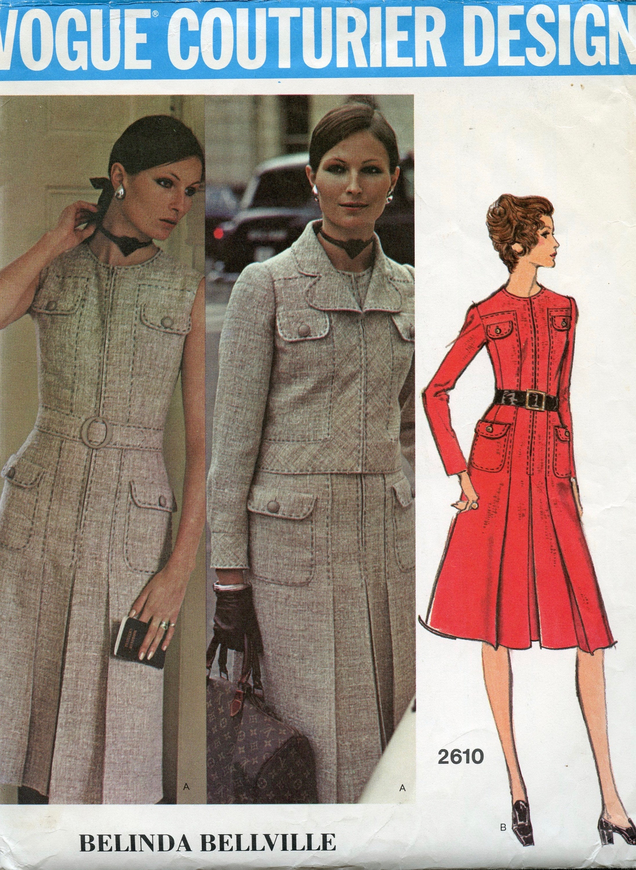 Sewing & Needlecraft Kits & How To Vogue 1065 Dress with Flared Skirt ...