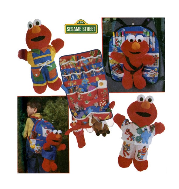 Sesame Street Elmo Car Seat Cover - Velcromag
