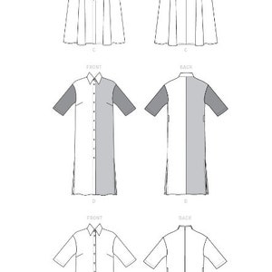 VOGUE 1747 Dress Sewing Pattern With Sleeve Variations - 30.5-36 Bust ...