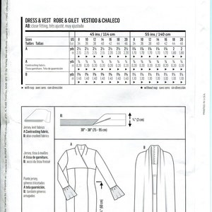 2000s DRESS PATTERN Fitted Dress Long Sleeves Ruffled Flounced - Etsy